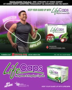 LifeCaps Mangosteen And Ampalaya Capsules - REJ Diamond